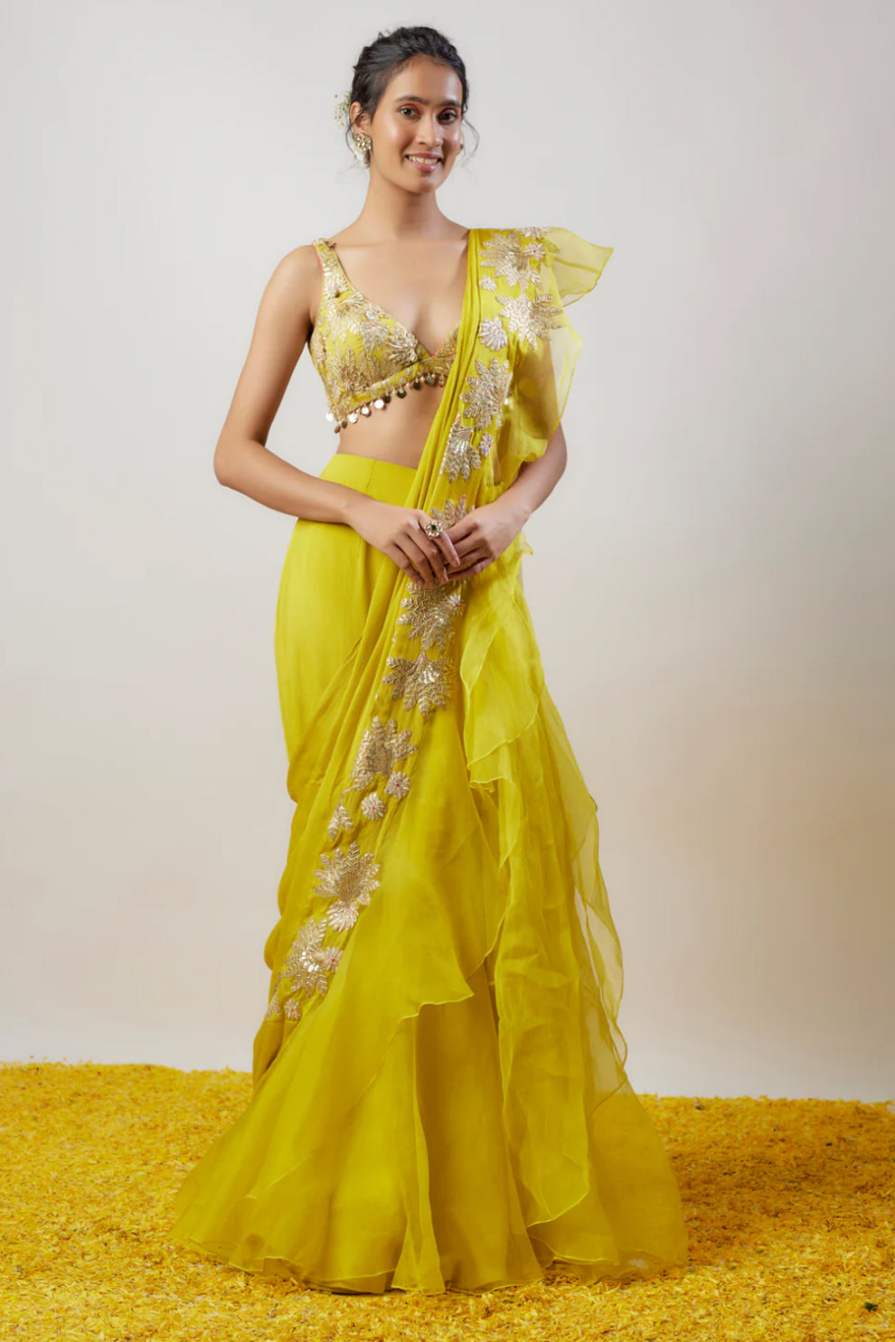 Divya Saree Set – iSelect Collection